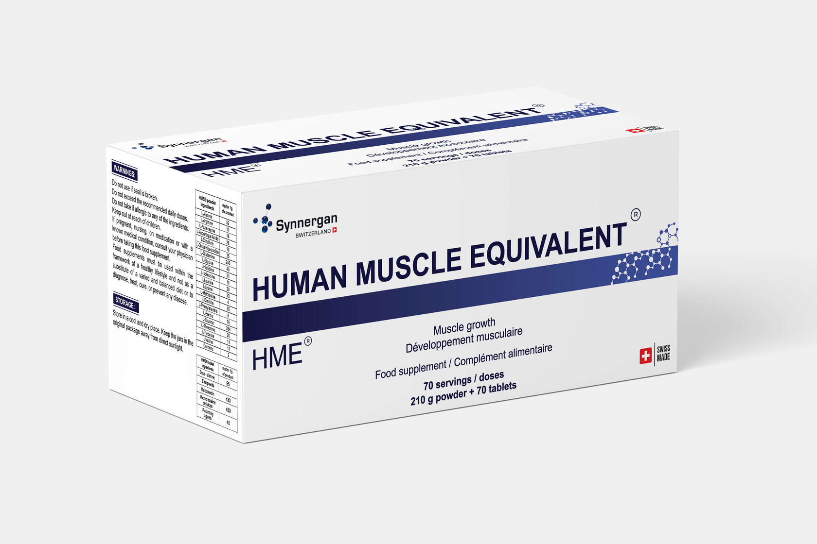 Human Muscle Equivalent® | HME® Amino Acids supplement – Synnergan